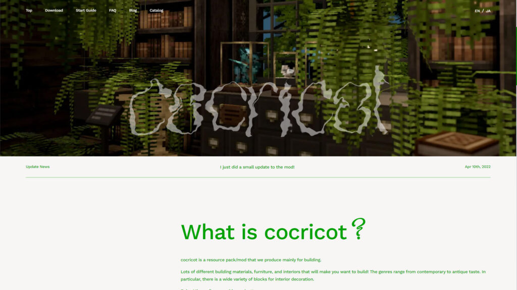 We have renewed this website after three years | Blog | cocricot ...