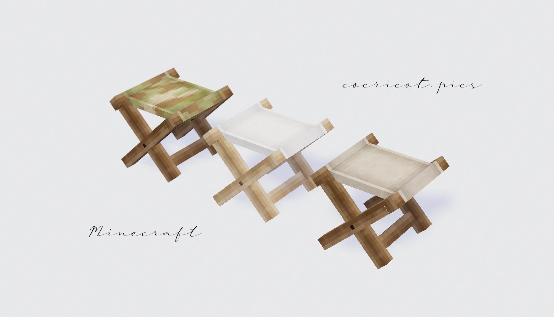Camp stool | Blog | cocricot - Minecraft Textures & Objects