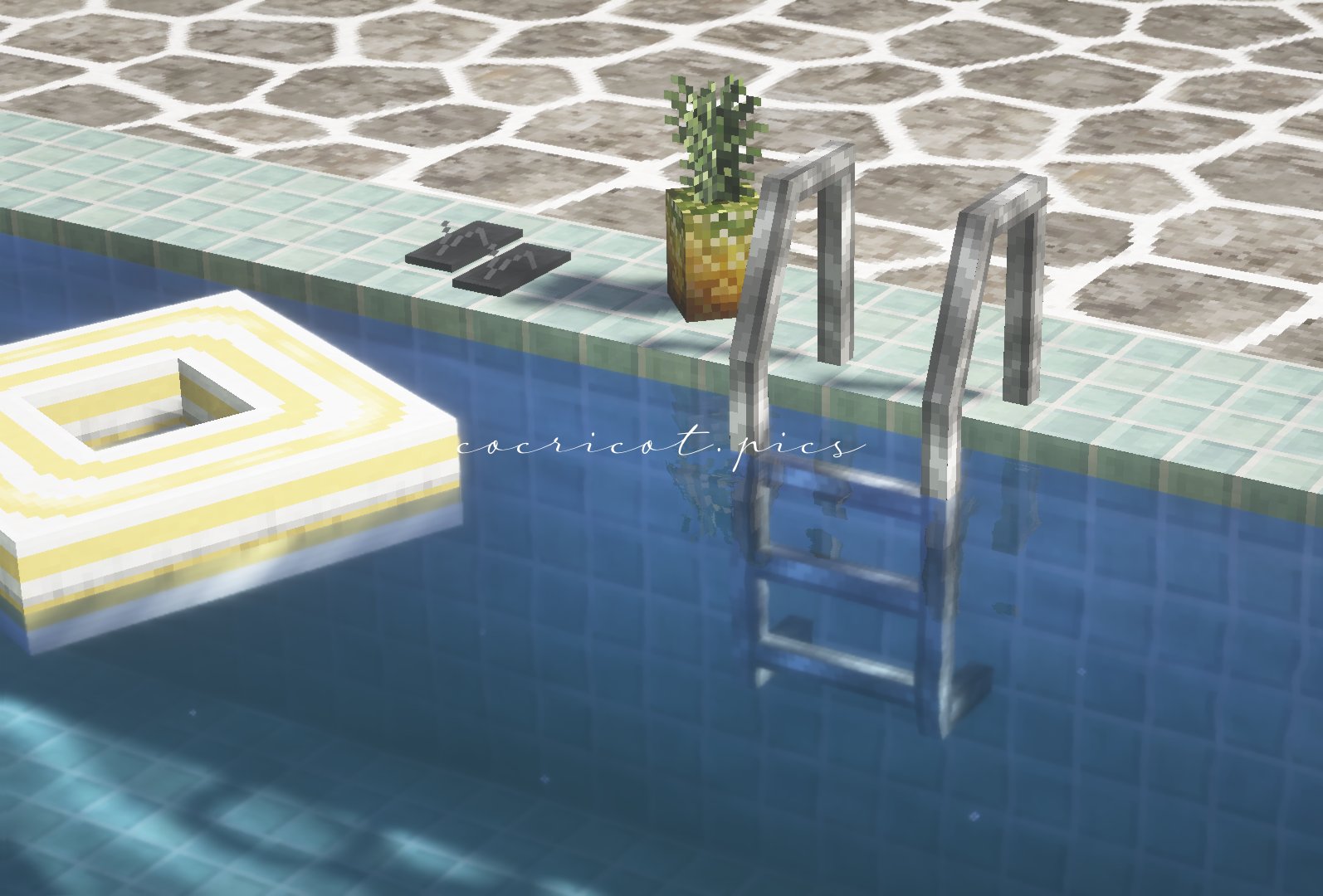 Pool ladder | Blog | cocricot - Minecraft Textures & Objects