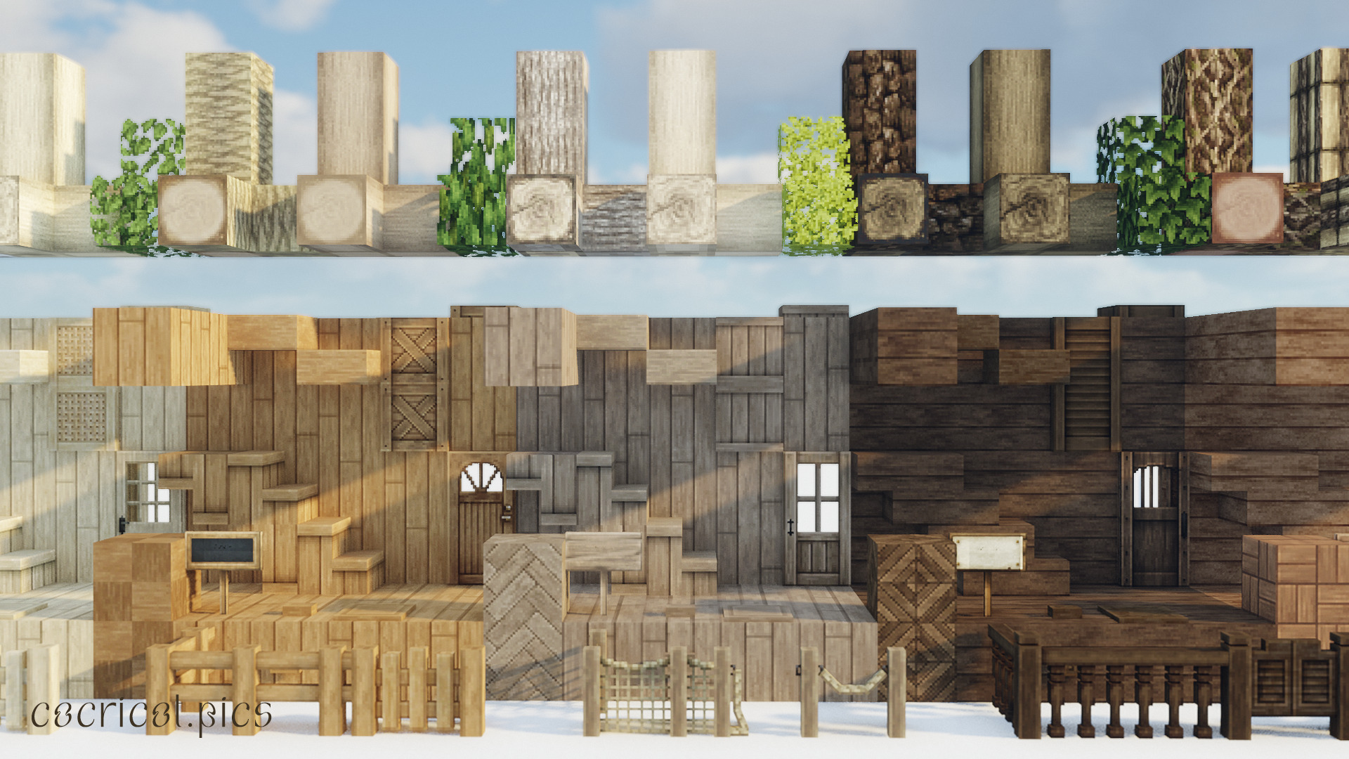 Wood series for 1.19.3 | Blog | cocricot - Minecraft Textures & Objects