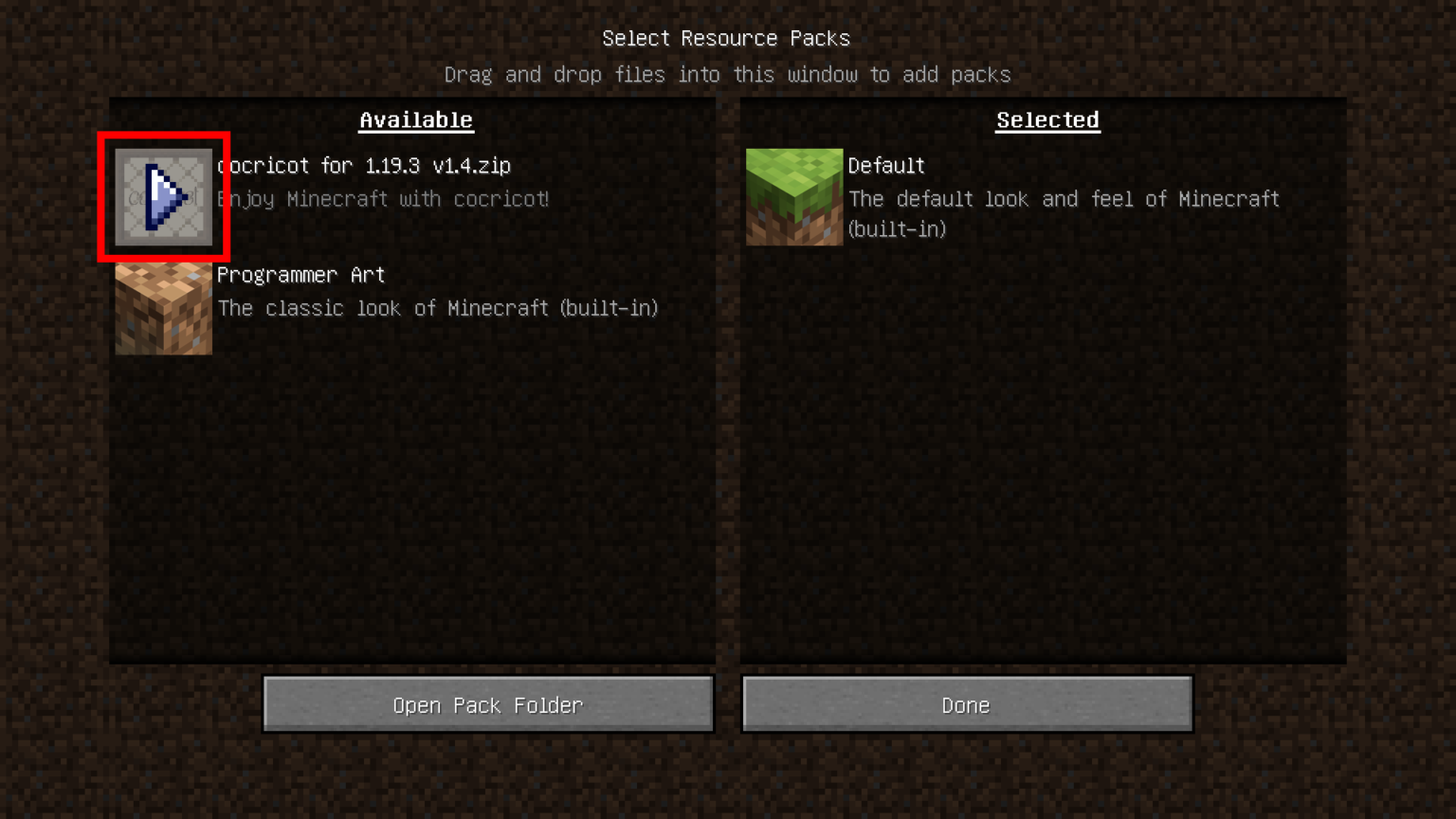 1.19-1.20 Start Guide | cocricot - Minecraft Textures & Objects