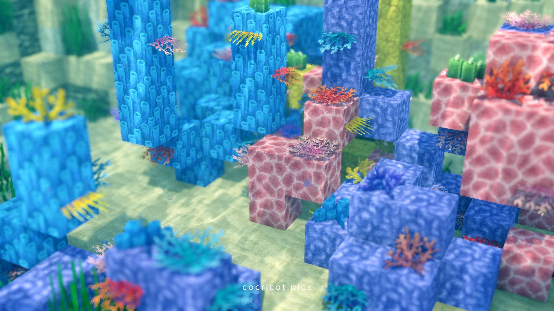 Sparkling jewel-like coral reefs | Blog | cocricot - Minecraft Textures ...
