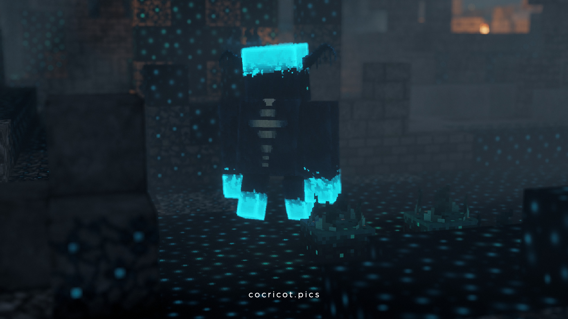 Cute Warden! | Blog | cocricot - Minecraft Textures & Objects