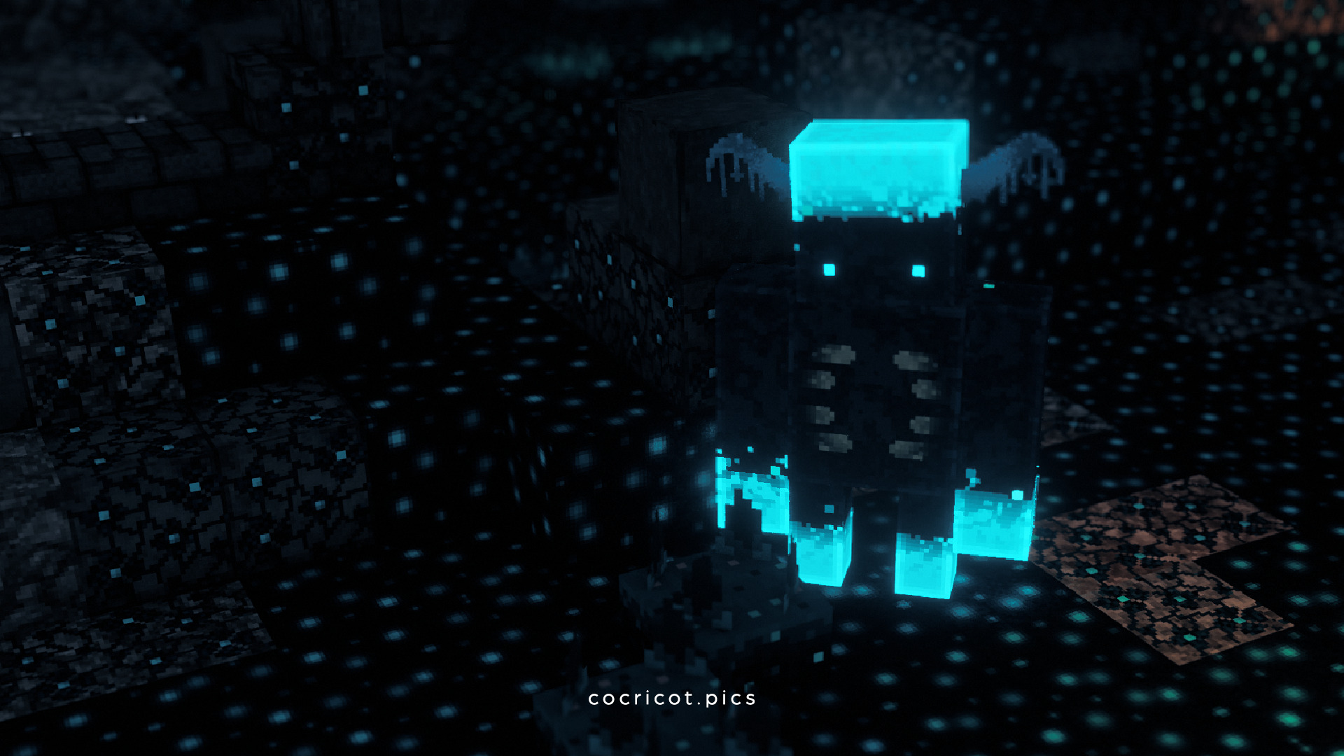 Cute Warden! | Blog | cocricot - Minecraft Textures & Objects